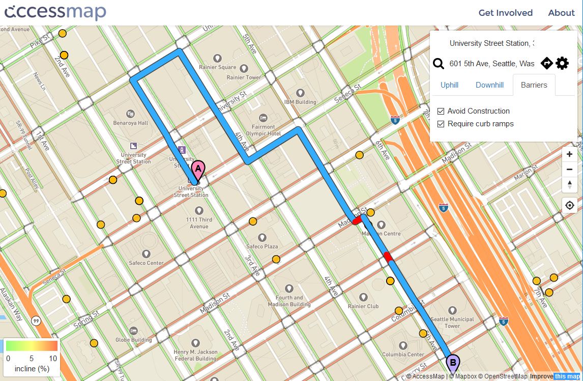 New AccessMap Offers Seattle Pedestrians More Accessible Routes | UW ...