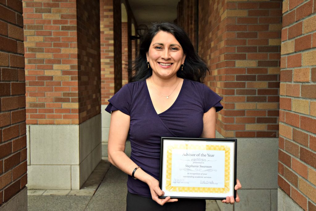 Stephanie Swanson named ‘Adviser of the Year’ | UW Department of ...